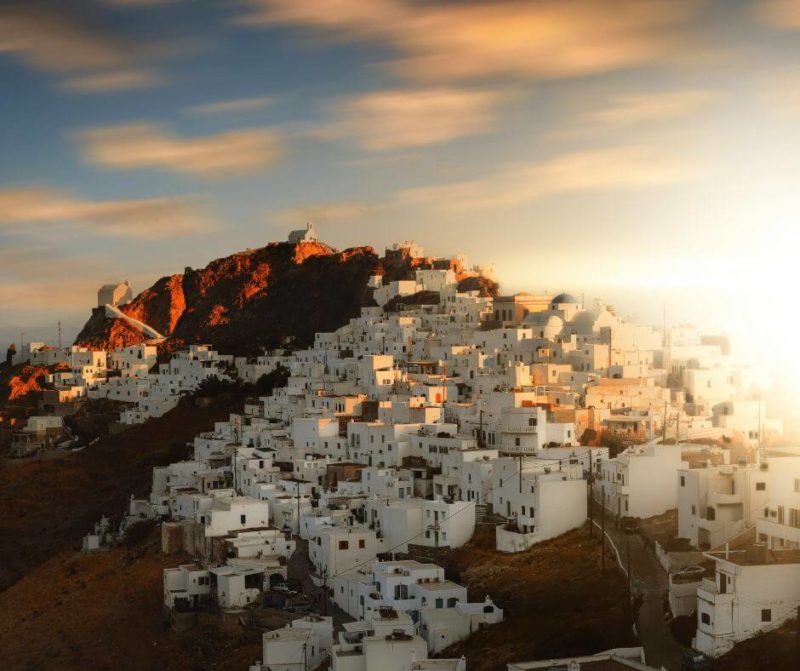 Cyclades Islands map, from Lavrio: 2 Week Sailing Route - Click&Boat Blog